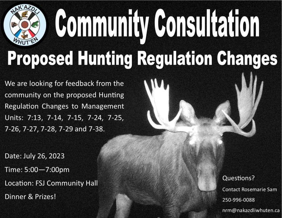Community Consultation | Nak'azdli Whut'en